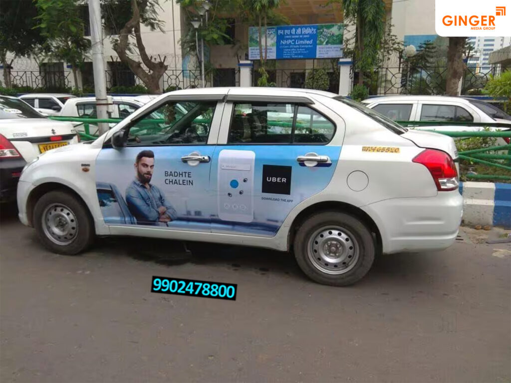Cab Advertising / Cab Branding in India