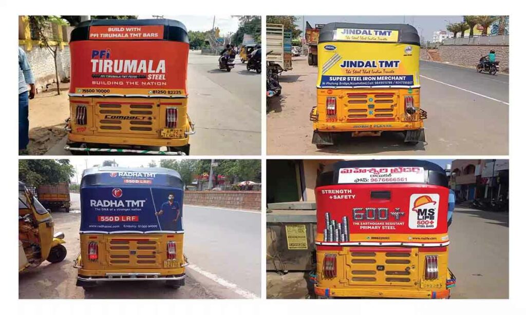 How to Use Auto Rickshaw Back-Side Advertising