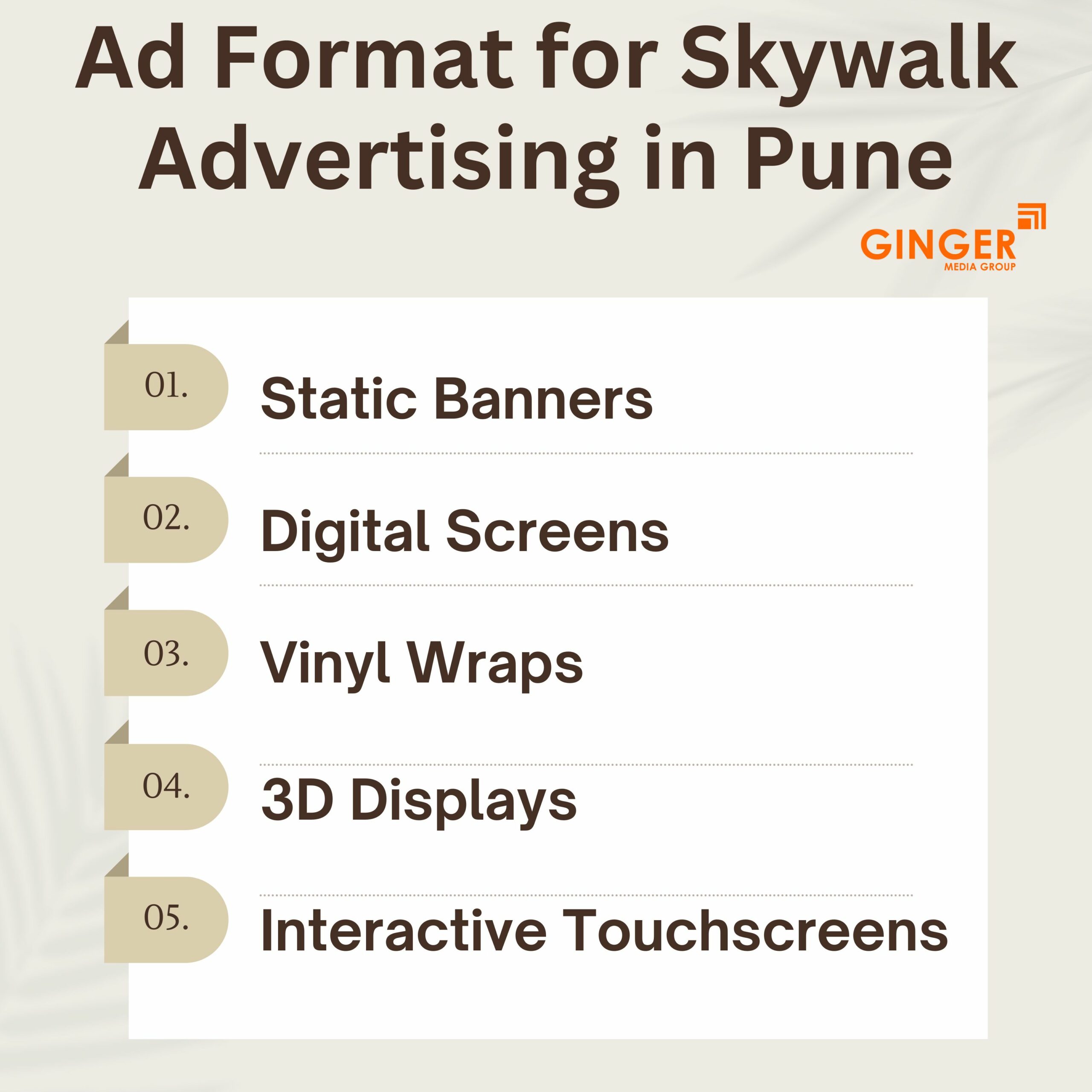 Skywalk Advertising in Pune