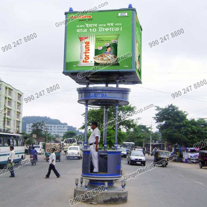 Police Booth Advertising / Outdoor Police Booth Advertising