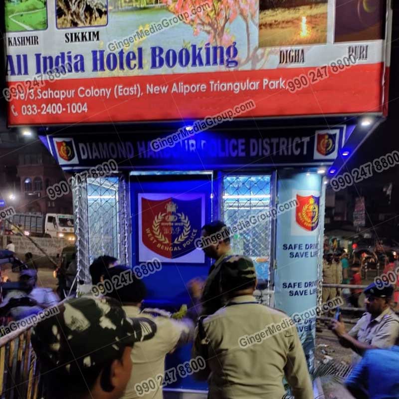 Police Booth Advertising in Delhi NCR